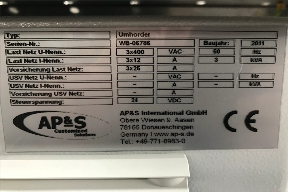 PTW ASIA | AP&S Sorter