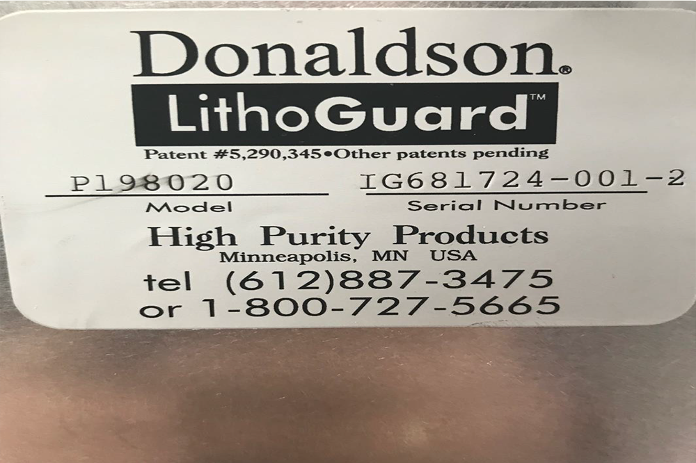 PTW ASIA | Donaldson Litho Guard P198020 FilterUnit for TEL ACT8/12